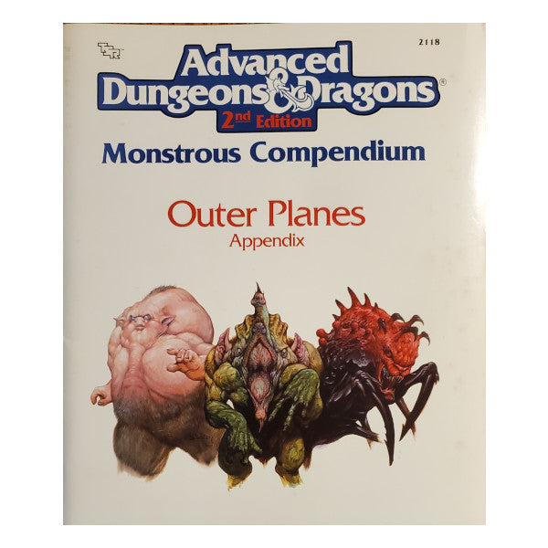 AD&D 2nd Edition: Monstrous Compendium - Outer Planes Appendix TSR2118 ...