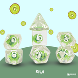 Sirius Dice 7 Dice Set Fruit Slice Kiwi – The Portal Comics and Gaming
