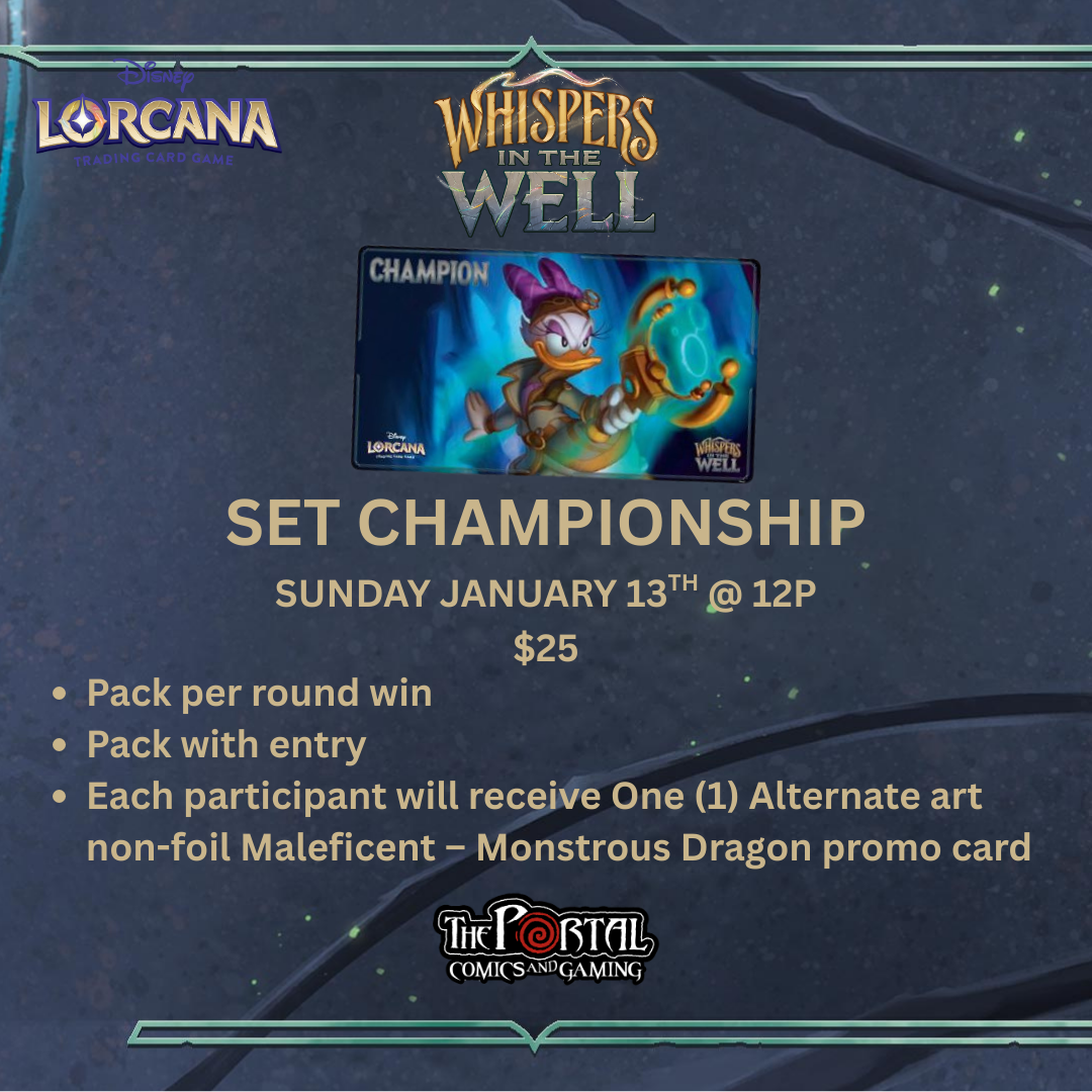 Lorcana - Whispers in the Well Set Championship (Sun Jan 25) – The ...