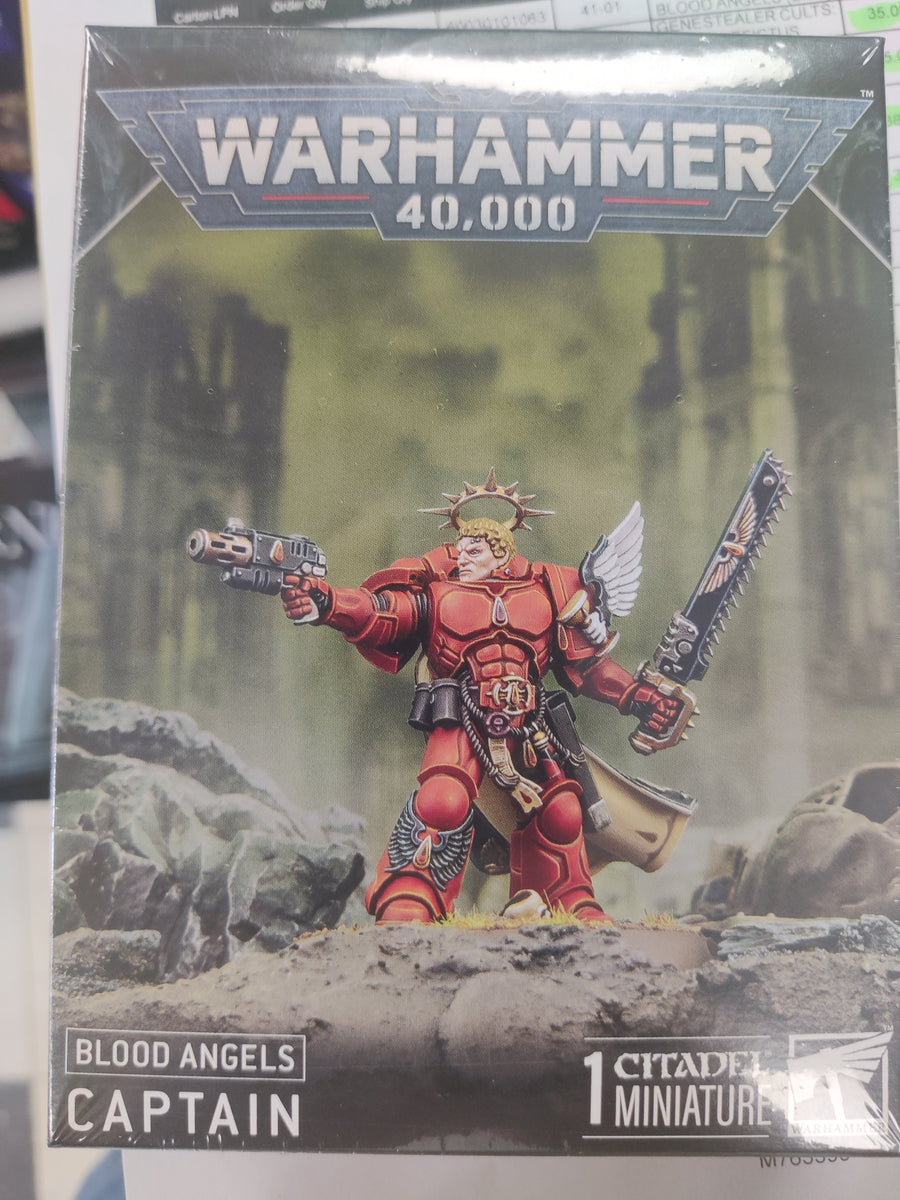Warhammer 40k Blood Angels Captain – The Portal Comics and Gaming