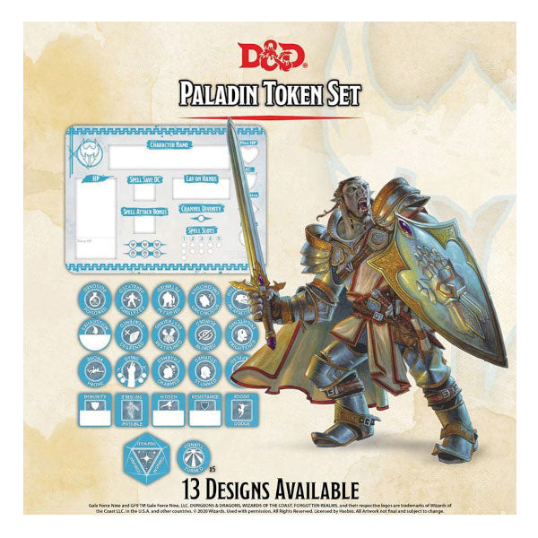 Dungeons & Dragons 5E: Token Set - Paladin – The Portal Comics and Gaming