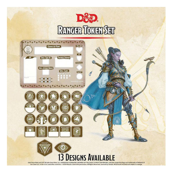 Dungeons & Dragons 5E: Token Set - Ranger – The Portal Comics and Gaming
